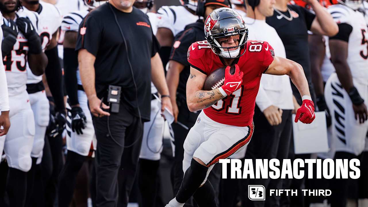 WR Ryan Miller, RB D.J. Williams Elevated for Saints Game | Tampa Bay Buccaneers 2024