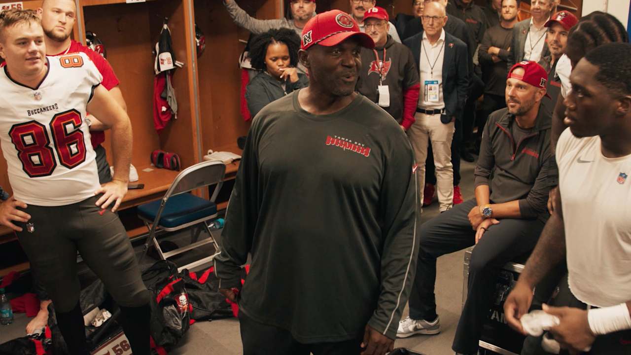Todd Bowles' Postgame Speech Following Week 2 Victory vs. Lions | Tampa Bay Buccaneers