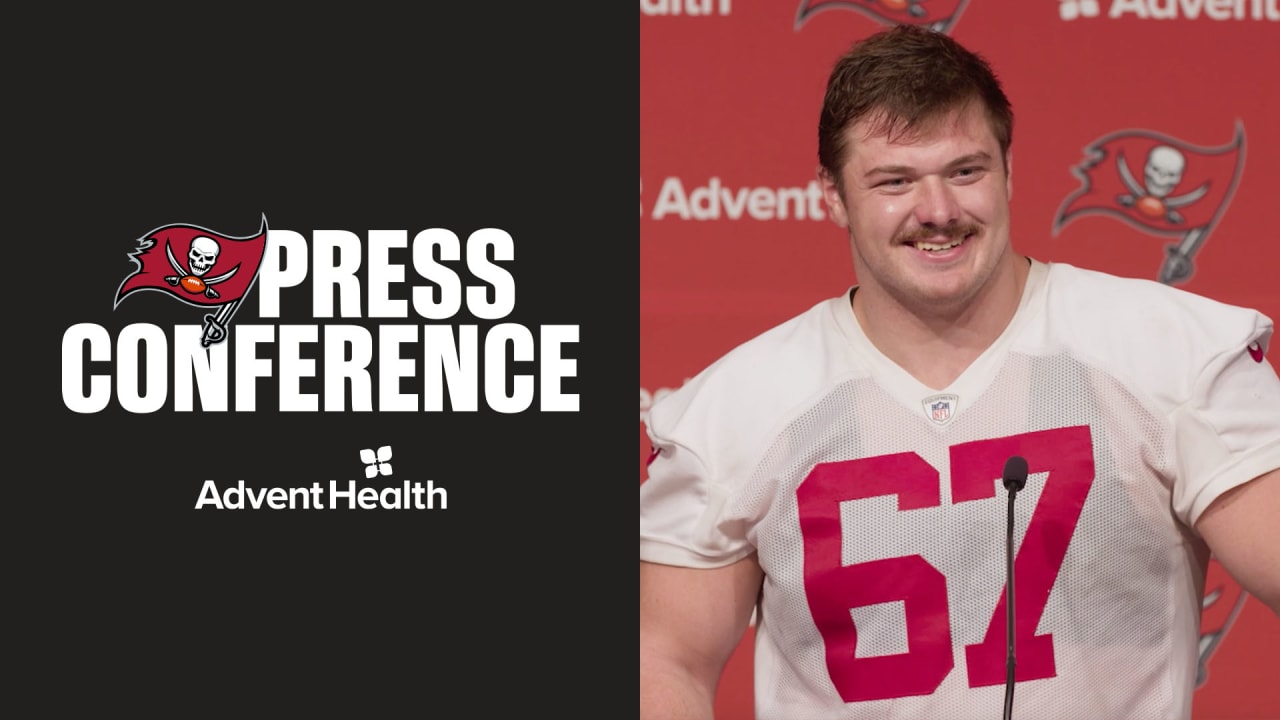 Luke Goedeke Is ‘Staying Ready’ | 2024 Press Conference | Tampa Bay ...