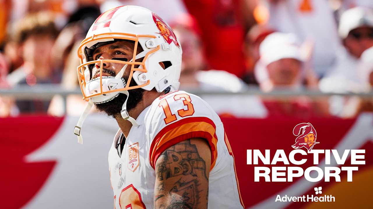 Buccaneers vs. Seahawks Inactive Report | NFL Week 5 2025