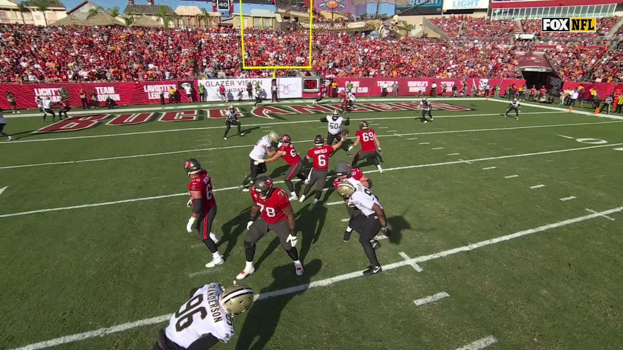 HIGHLIGHT: Payne Durham Catches Baker Mayfield TD Pass vs. Saints
