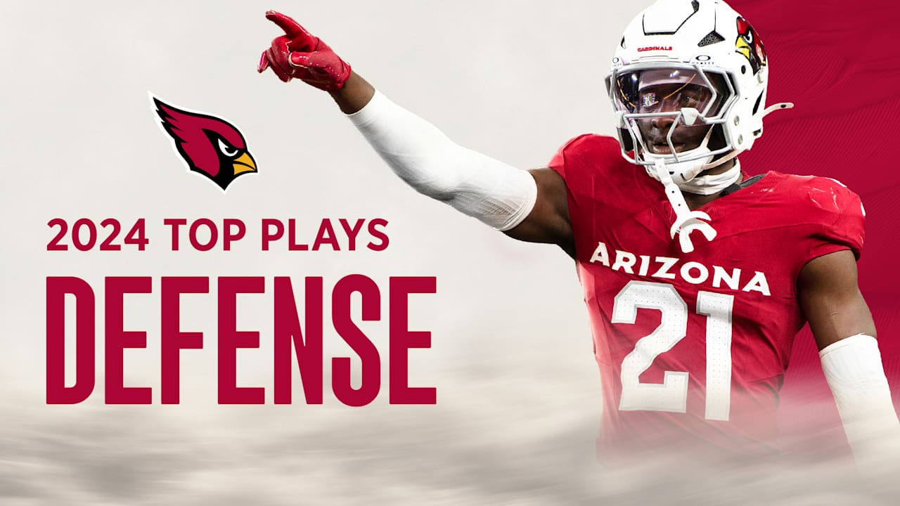 Top 10 defensive plays for the Arizona Cardinals in 2024