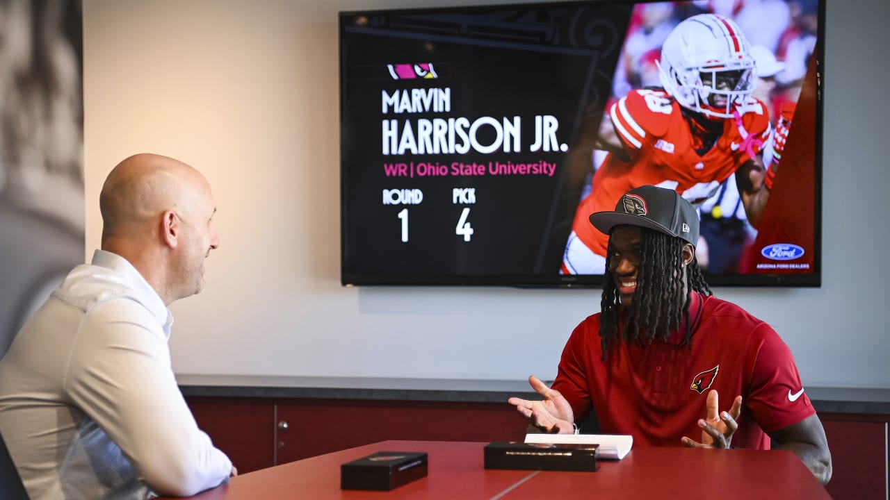Marvin Harrison Jr. signs first NFL contract with Arizona Cardinals, a ...