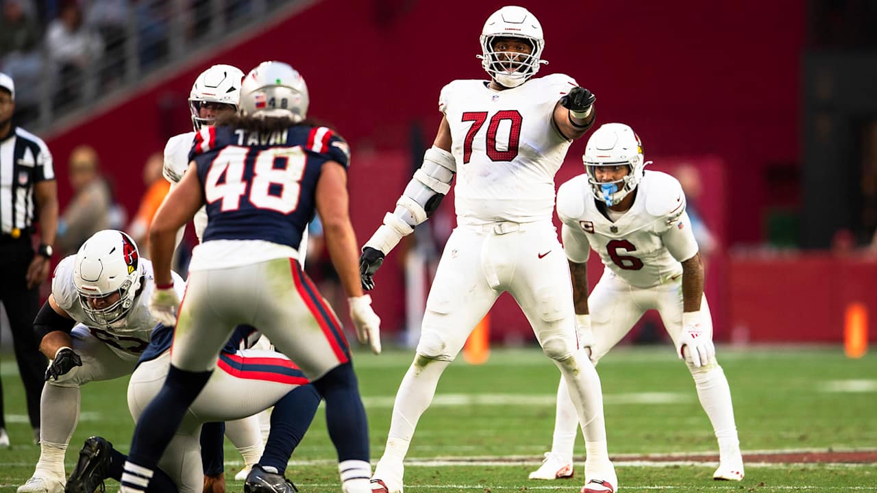 Cardinals place both starting offensive tackles Paris Johnson Jr. and ...