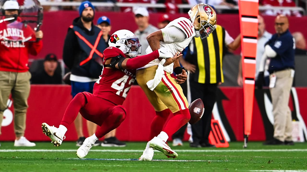 HIGHLIGHT: Dadrion Taylor-Demerson Strips Ball From Dobbs To Force Fumble