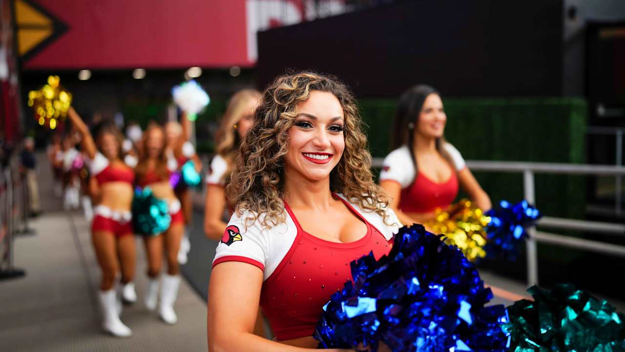 PHOTOS: Cardinals Cheerleaders At The Commanders Game