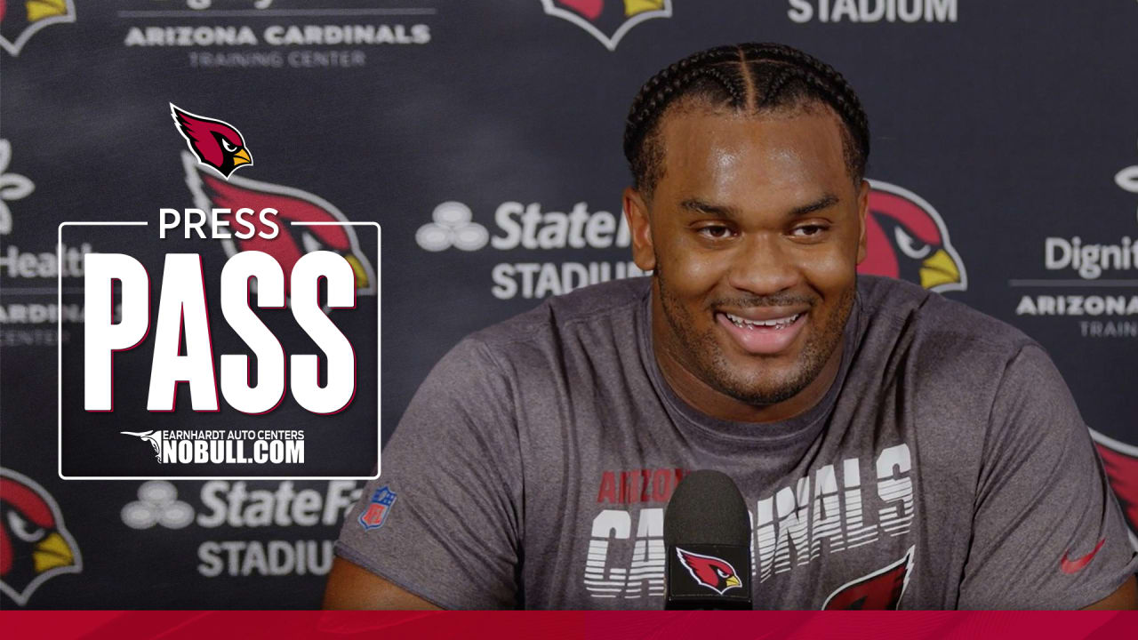 Paris Johnson Jr. Speaks With Media About Prepping For Left Tackle ...