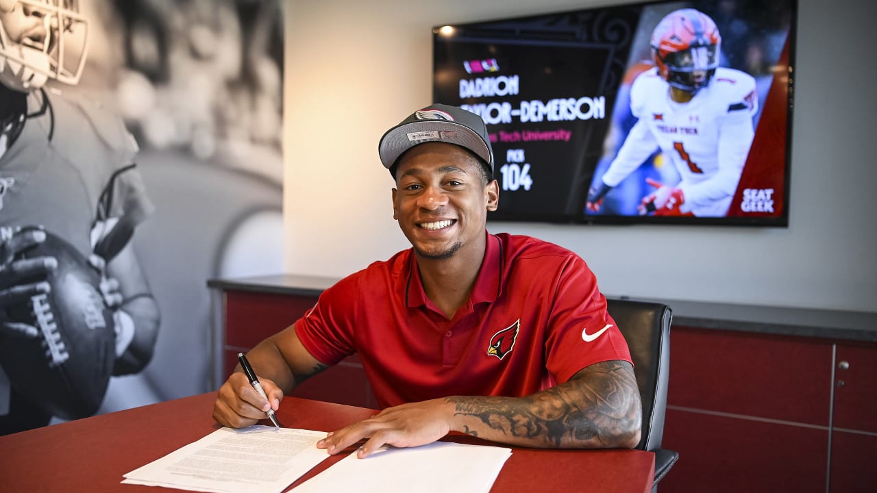 Cardinals sign fourth-round S Dadrion Taylor-Demerson to his first NFL ...