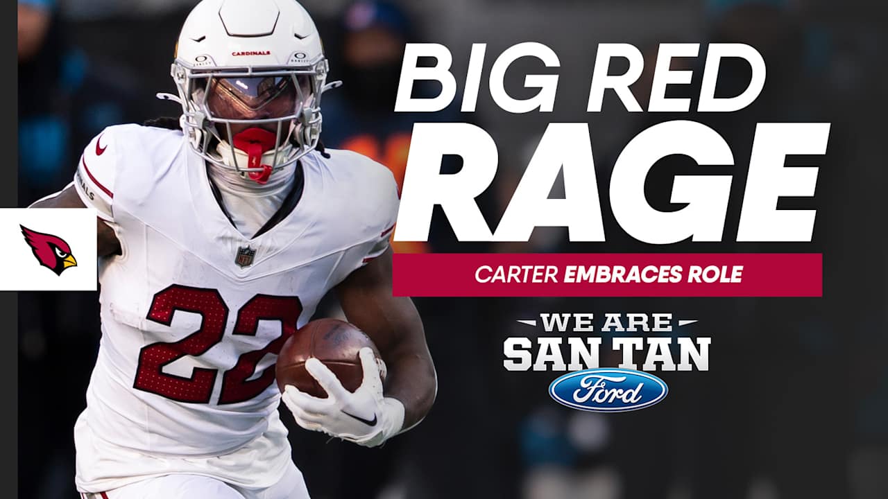 Big Red Rage - Cardinals RB Michael Carter Embraces Role
