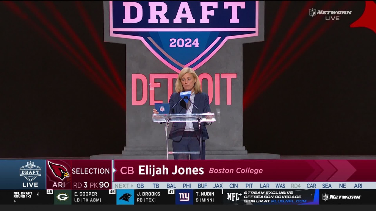 Cardinals Select Elijah Jones with No. 90 Pick in 2024 Draft