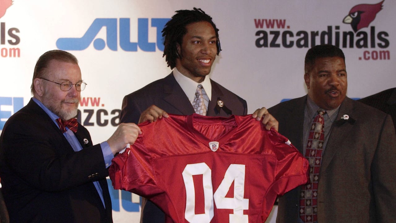 Cardinals WR Larry Fitzgerald was drafted 20 years ago and was the ...