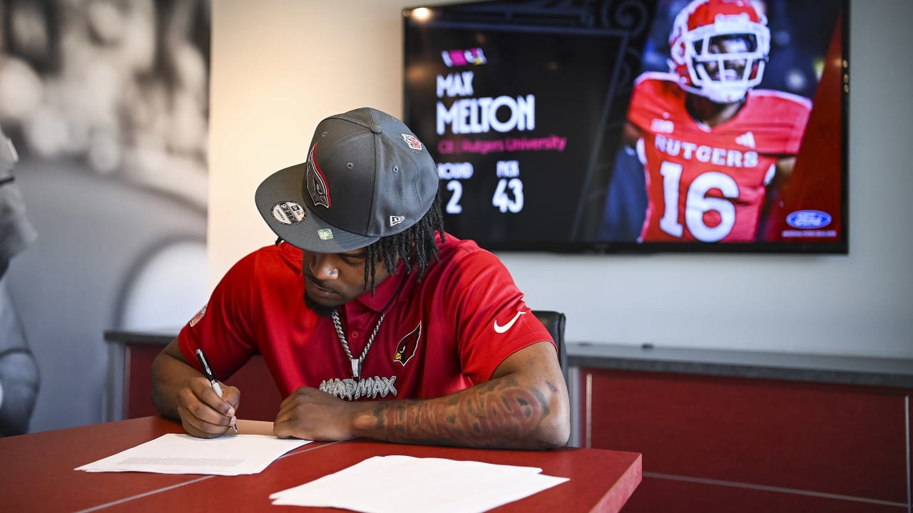 Cardinals sign draftees Max Melton and Isaiah Adams to first NFL contracts