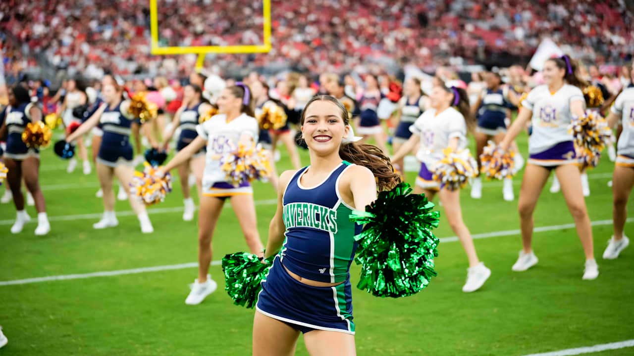 PHOTOS: High School Cheer Halftime Performance At The Titans Game