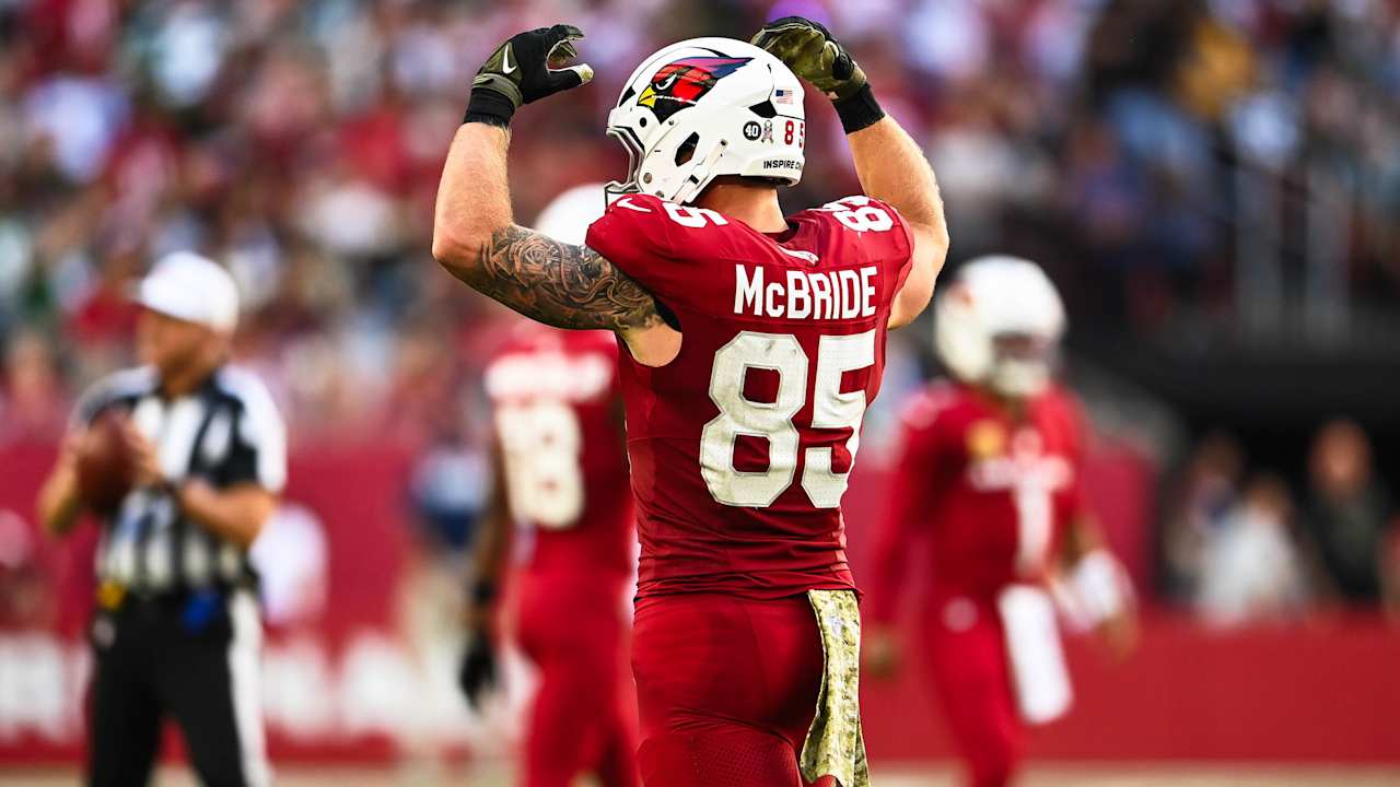 HIGHLIGHT: Trey McBride Hurdles Defender For Third Time This Season