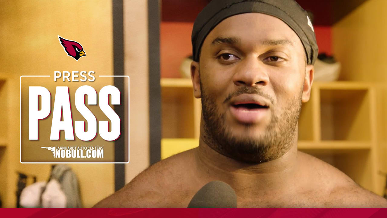 Paris Johnson Jr. Speaks With The Media After Practice