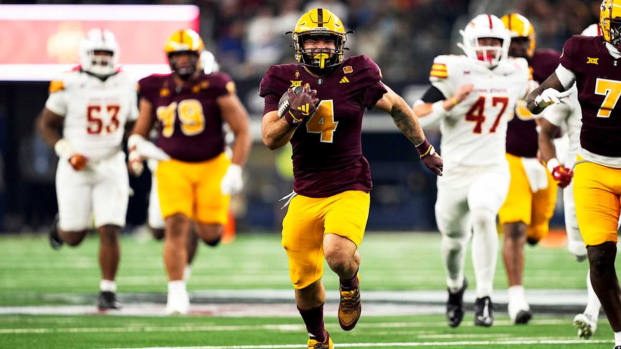 Arizona State running back Cam Skattebo chooses football violence in ...