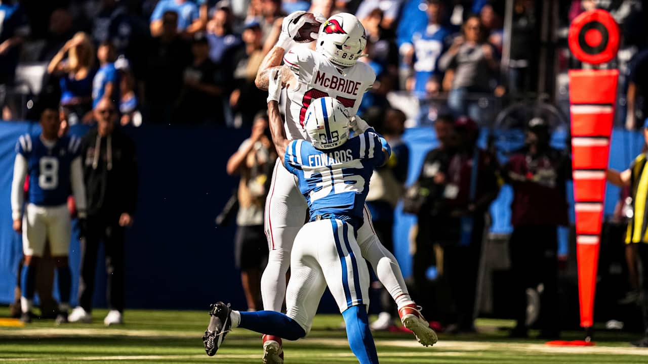 HIGHLIGHT: Jacoby Brissett Connects With Trey McBride For 26-Yard Pass