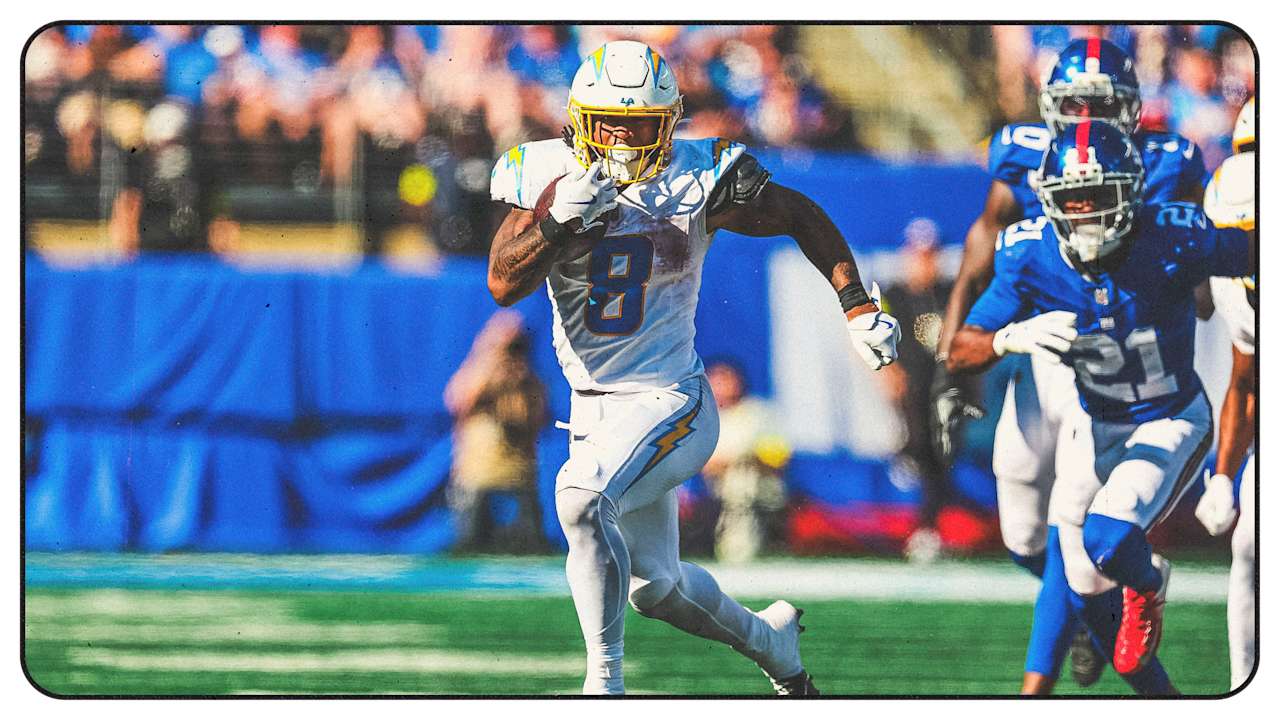 Omarion Hampton Highlight: 54-yard Touchdown Run