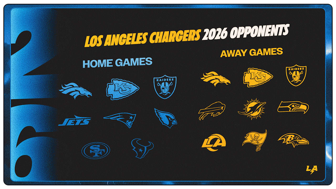 Los Angeles Chargers 2026 Opponents