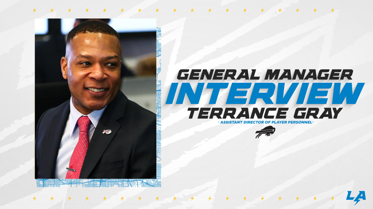 Chargers Interview Terrance Gray for General Manager
