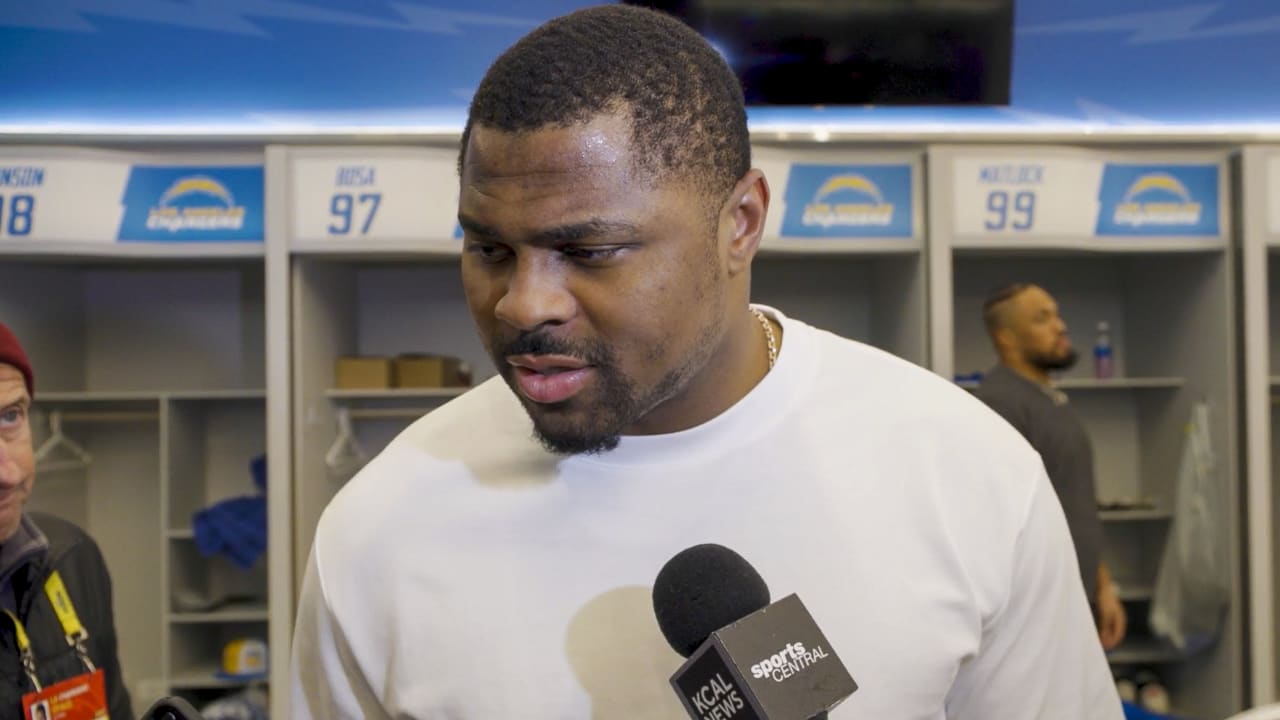 Media Availability: Khalil Mack on Interim Head Coach Giff Smith Taking ...