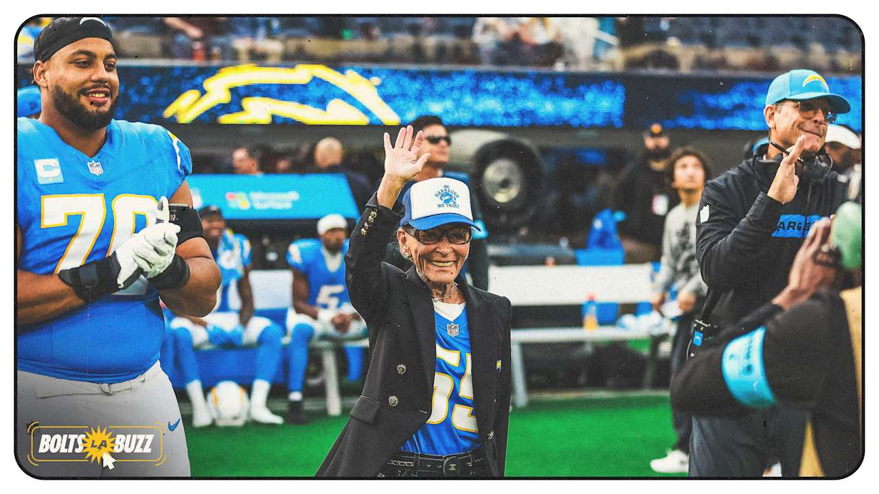 Judge Judy Serves as Chargers Honorary Captain vs. Buccaneers