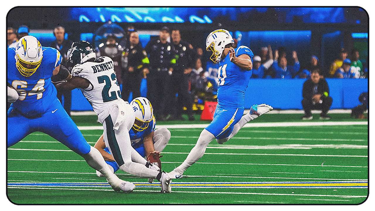 Cameron Dicker Highlight: 46-yard FG