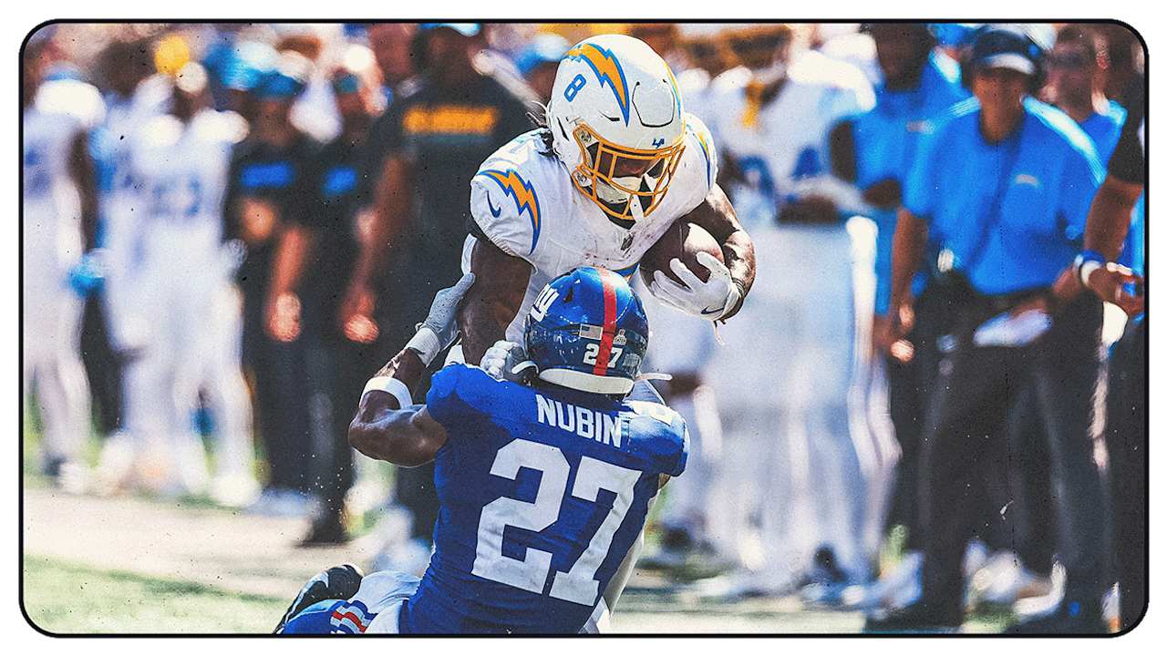 Omarion Hampton Highlight: 5-yard Gain