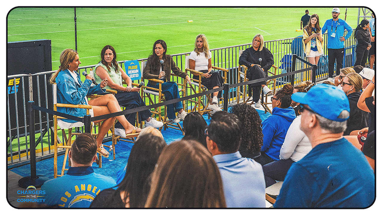 Chargers Host Women in Sports Day Celebration at Training Camp