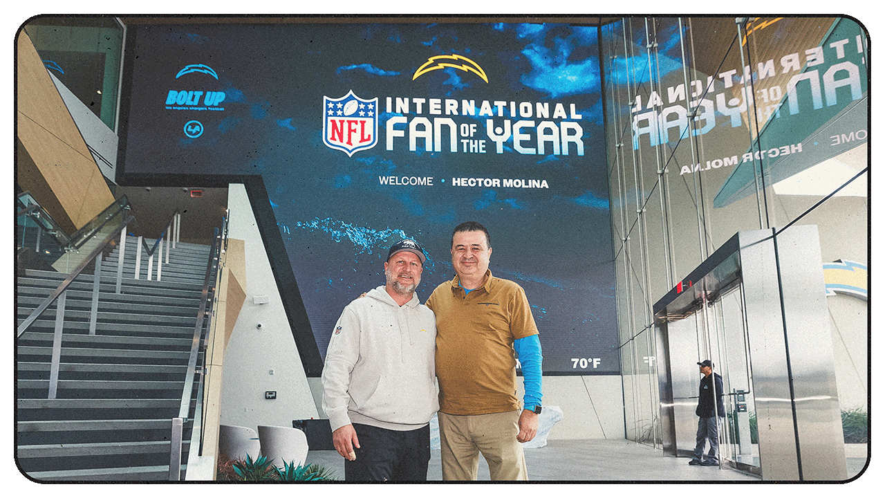 Chargers Announce Hector Molina as 2024 International Fan of the Year