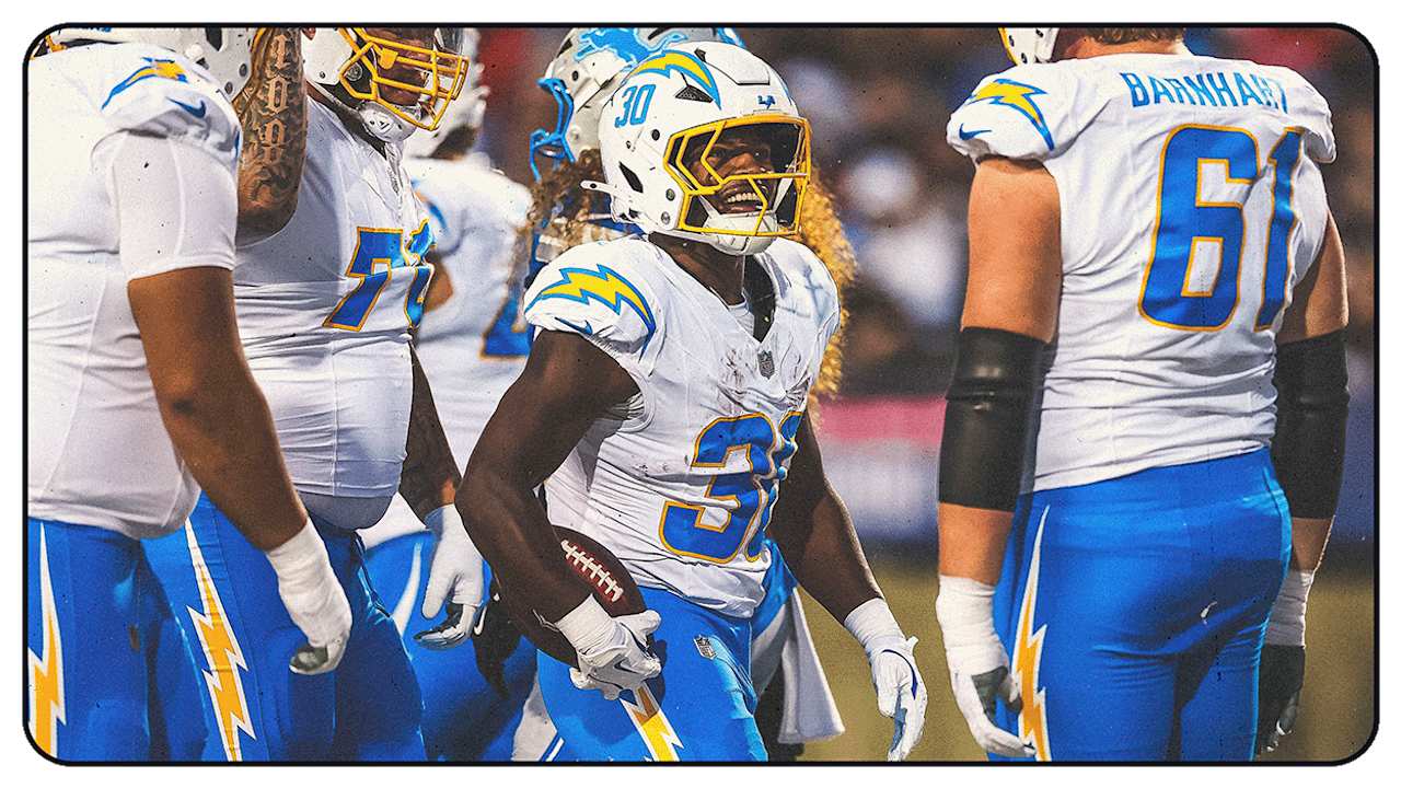 Kimani Vidal Highlight: 2-yard Touchdown