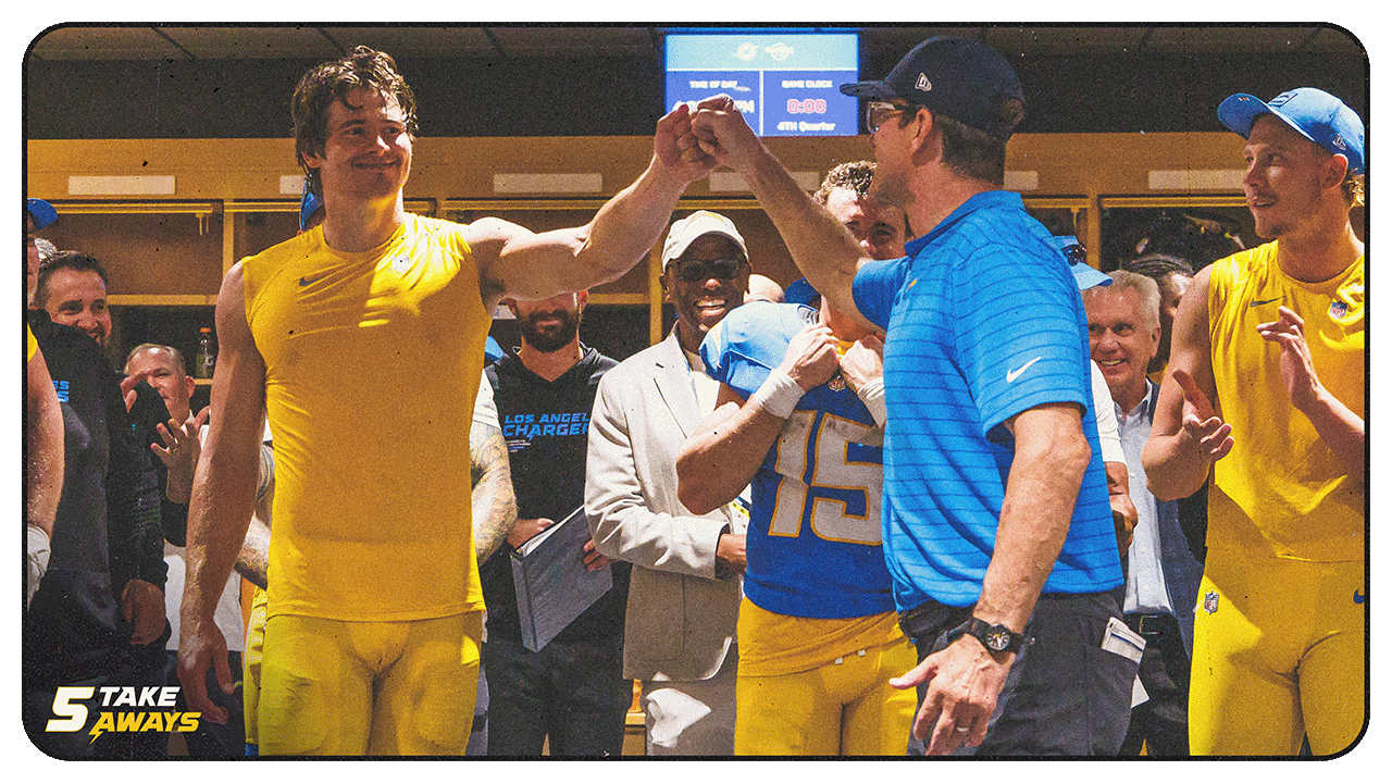 5 Insights: Jim Harbaugh Raves About Justin Herbert After Chargers' Win ...