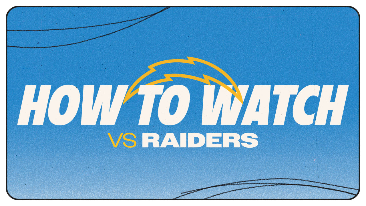 How to Watch Chargers vs. Raiders Week 1