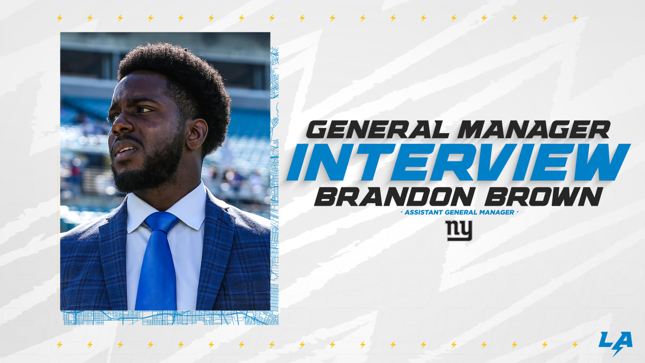 Chargers Confirman Entrevista con Brandon Brown para Gerente General
