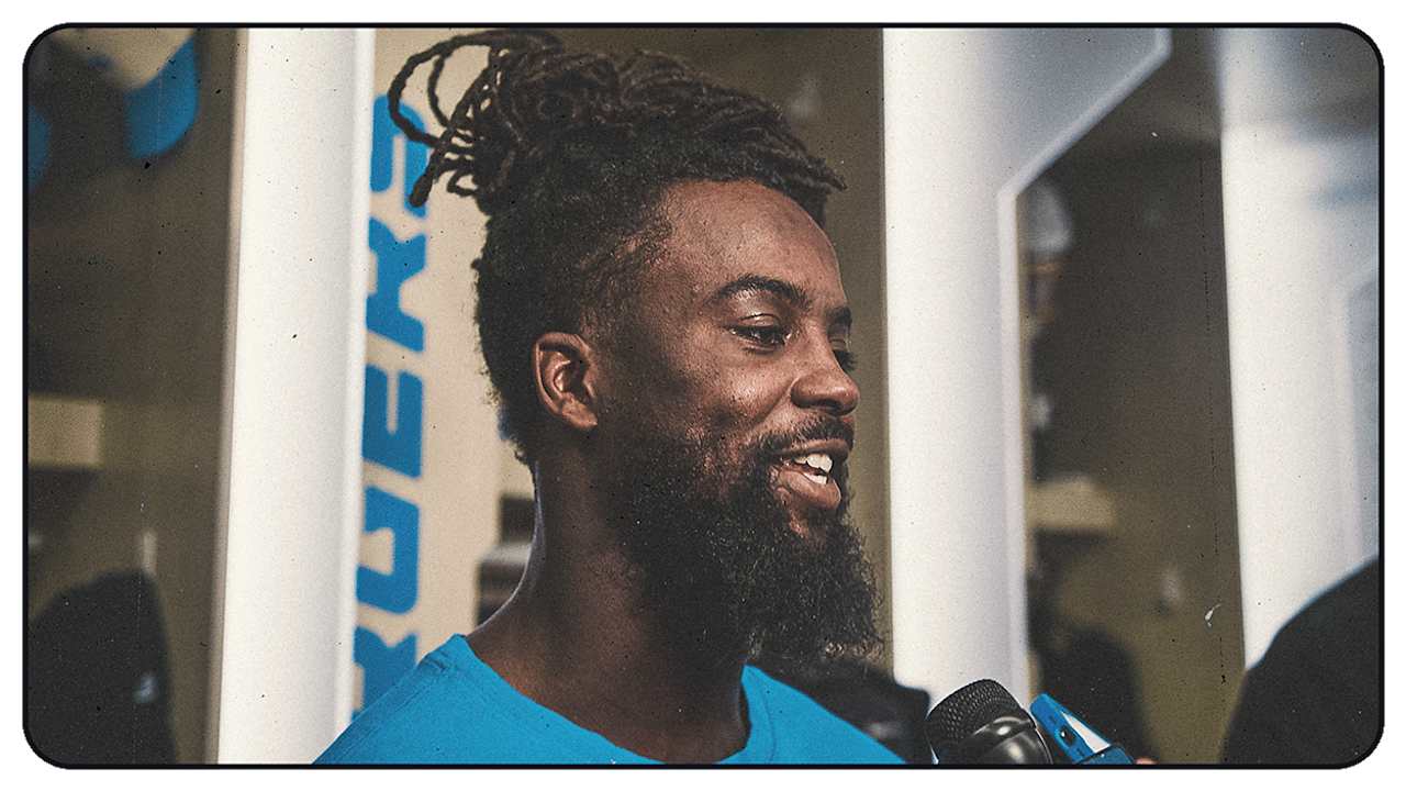 Media Availability: Donte Jackson on Defending Drake Maye in Foxborough