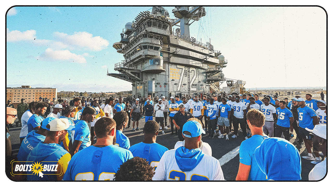 Chargers Hold Walkthrough Practice Aboard USS Abraham Lincoln
