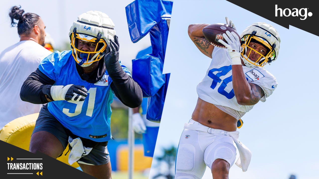 Los Angeles Chargers Elevate Stephen Anderson and Christopher Hinton