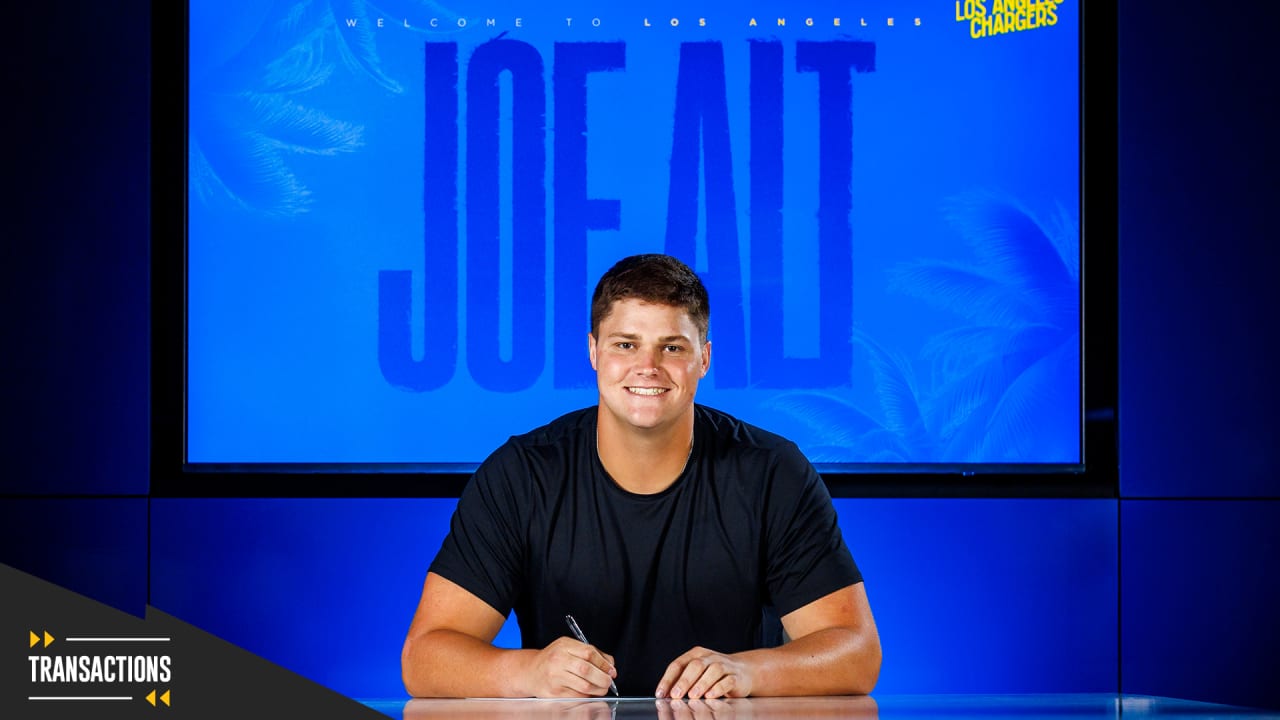 Los Angeles Chargers Sign Joe Alt