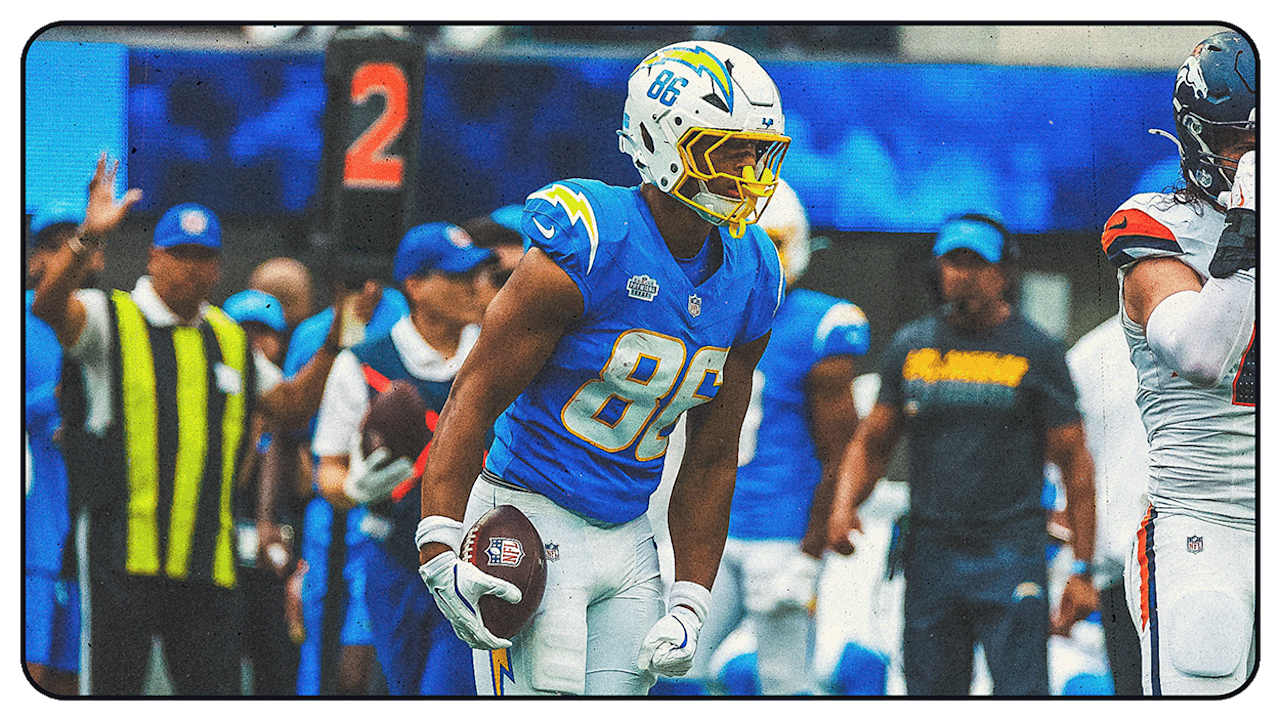 How Rookie Oronde Gadsden Impressed the Chargers in His NFL Debut