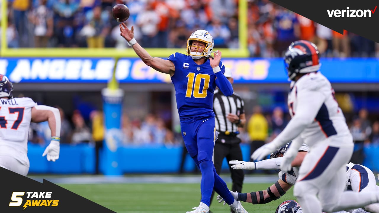 5 Takeaways: Herbert Has Fractured Finger as Bolts Look Ahead to Short Week