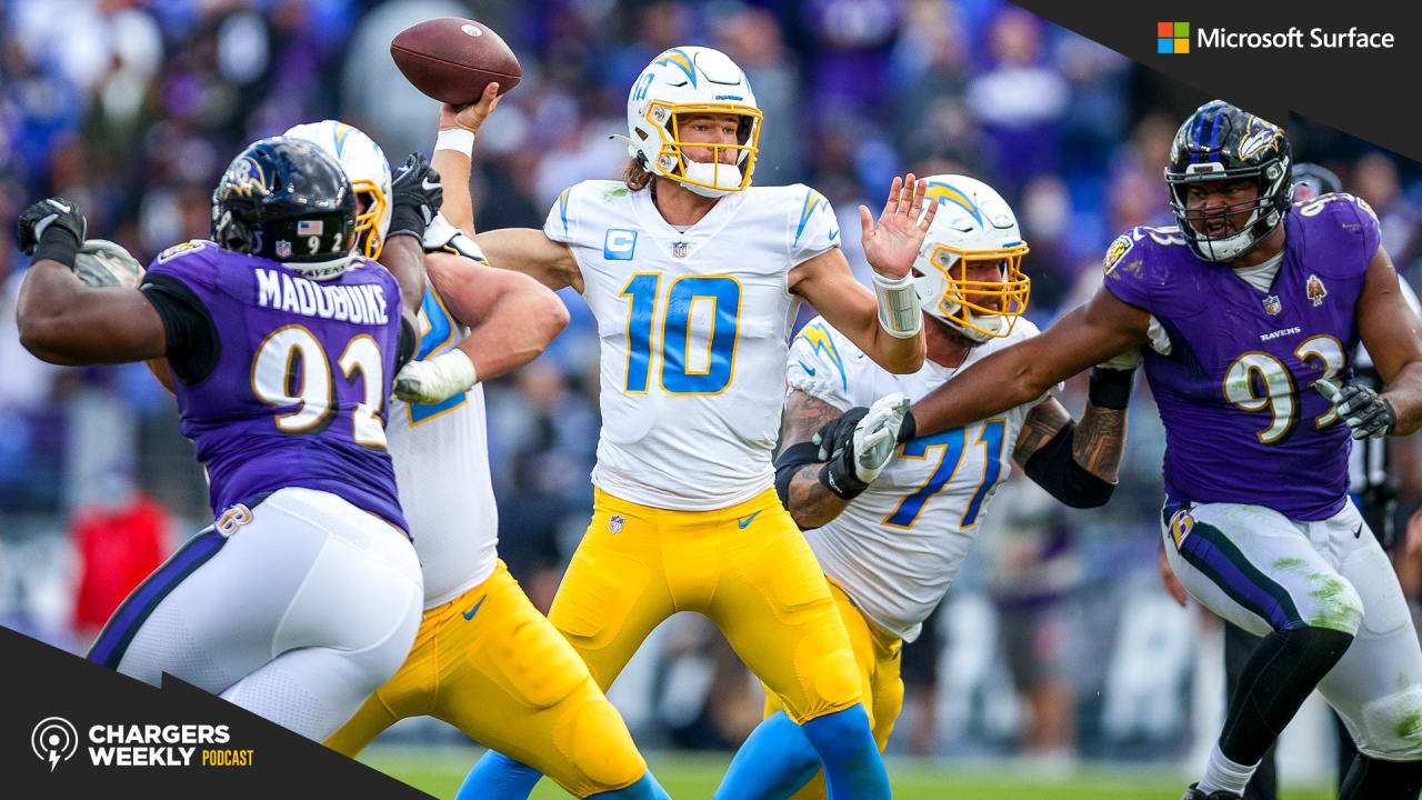 Chargers Weekly: SNF Preview as Bolts Host Baltimore
