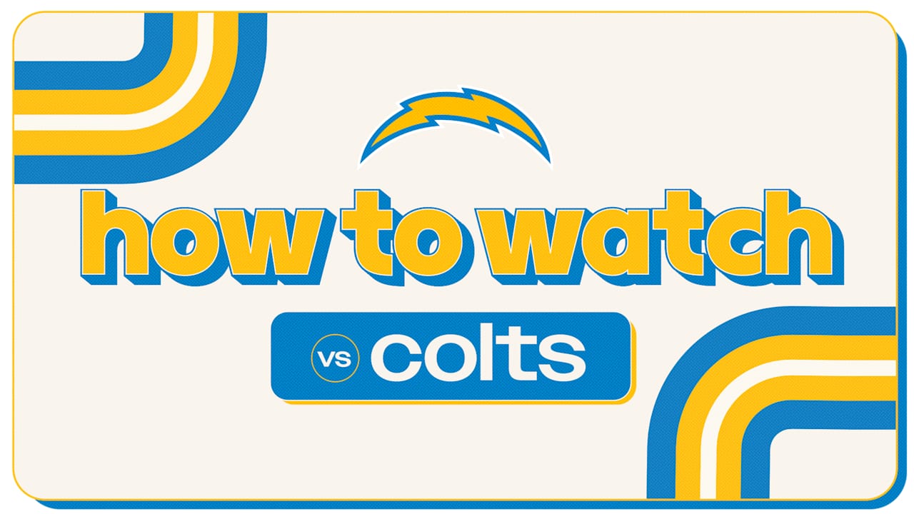 Where to Watch Chargers vs. Colts Week 7 Coverage Map 2025