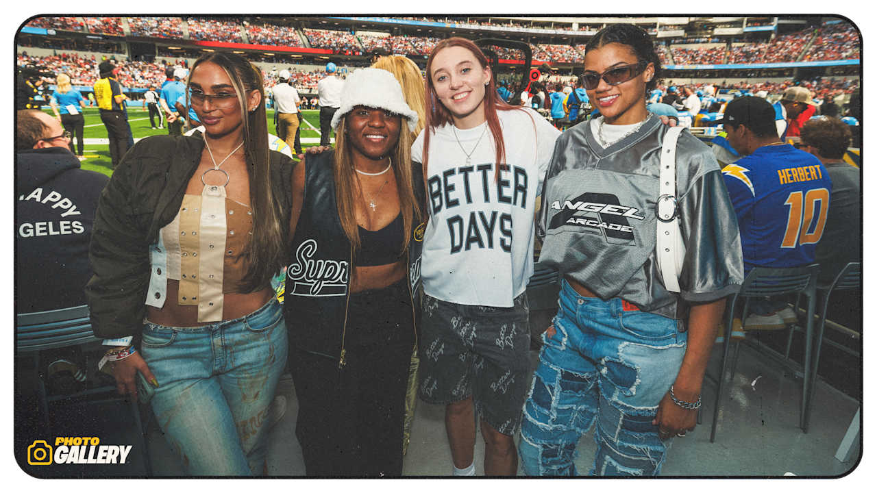 Paige Bueckers, Rae Burrell & More Show Up for Matchup vs. Chiefs