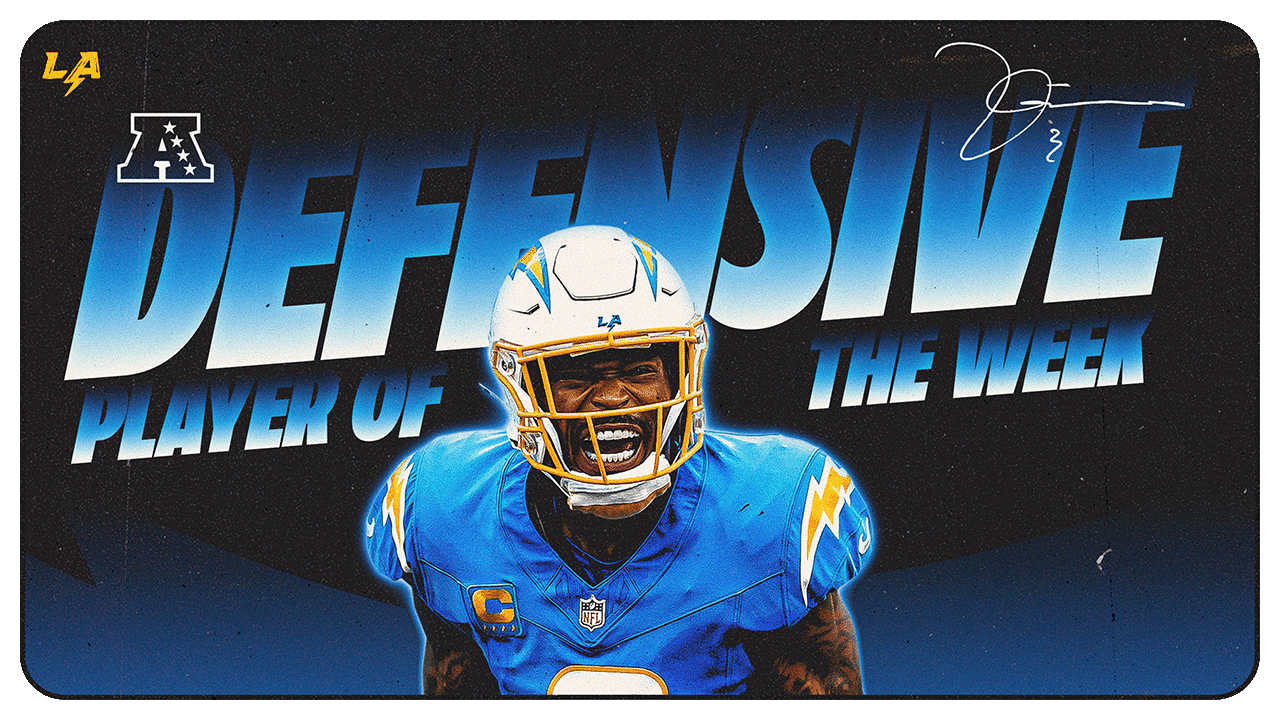 Derwin James Named AFC Defensive Player of the Week