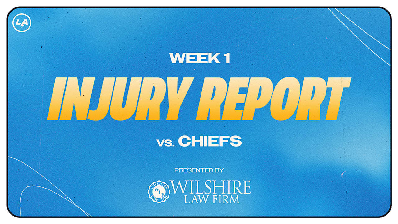 Los Angeles Chargers Kansas City Chiefs Injury Report Week 1 2025