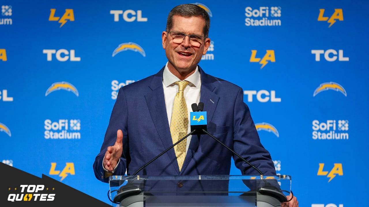 Top Quotes | Jim Harbaugh's Top 10 Quotes From His 1st Press Conference