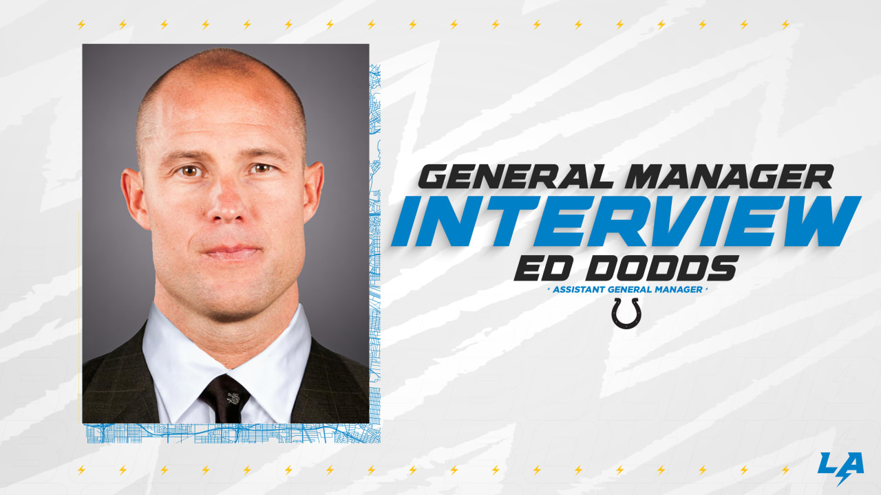 Chargers Interview Ed Dodds for General Manager