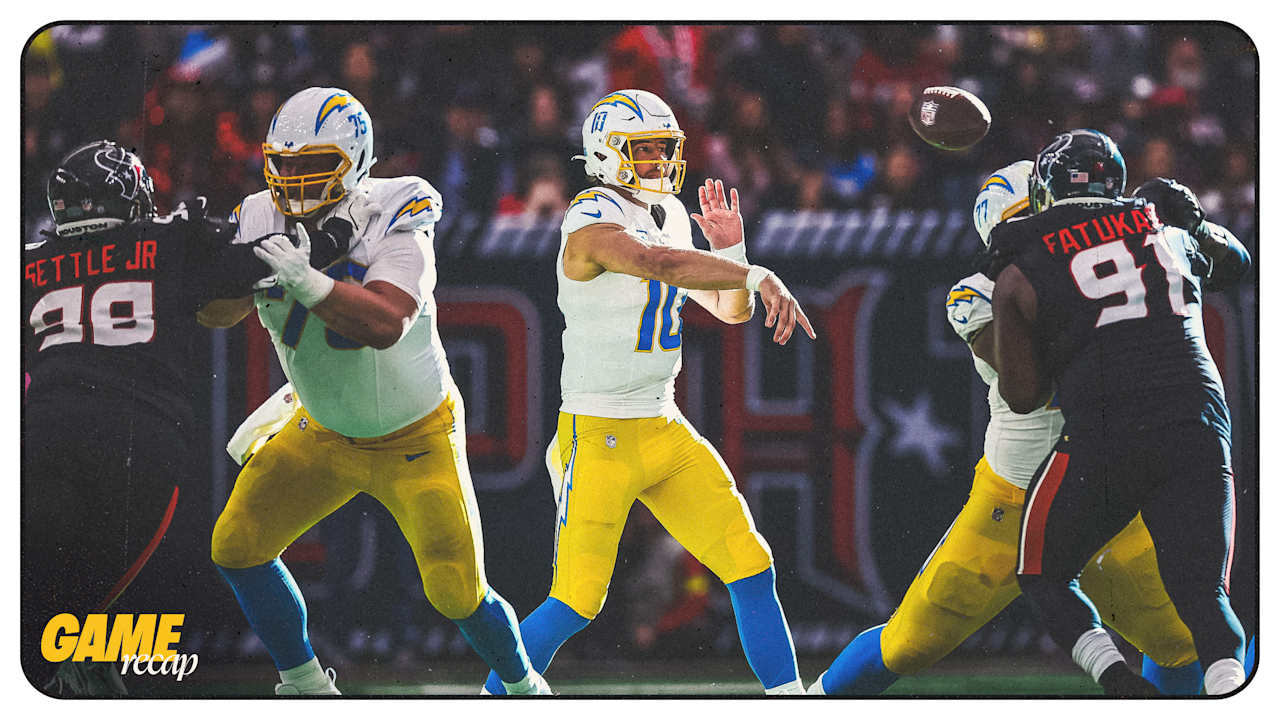 Chargers Texans Wild Card Updates 2025