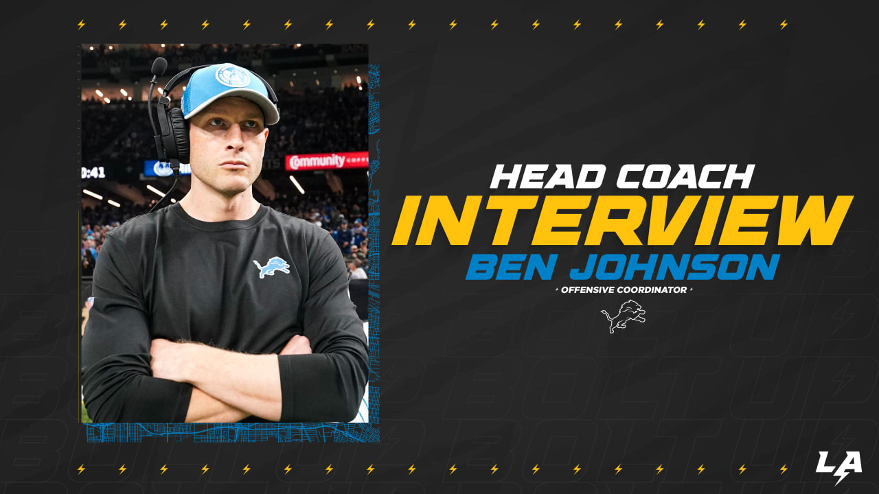 Chargers Interview Ben Johnson for Head Coach