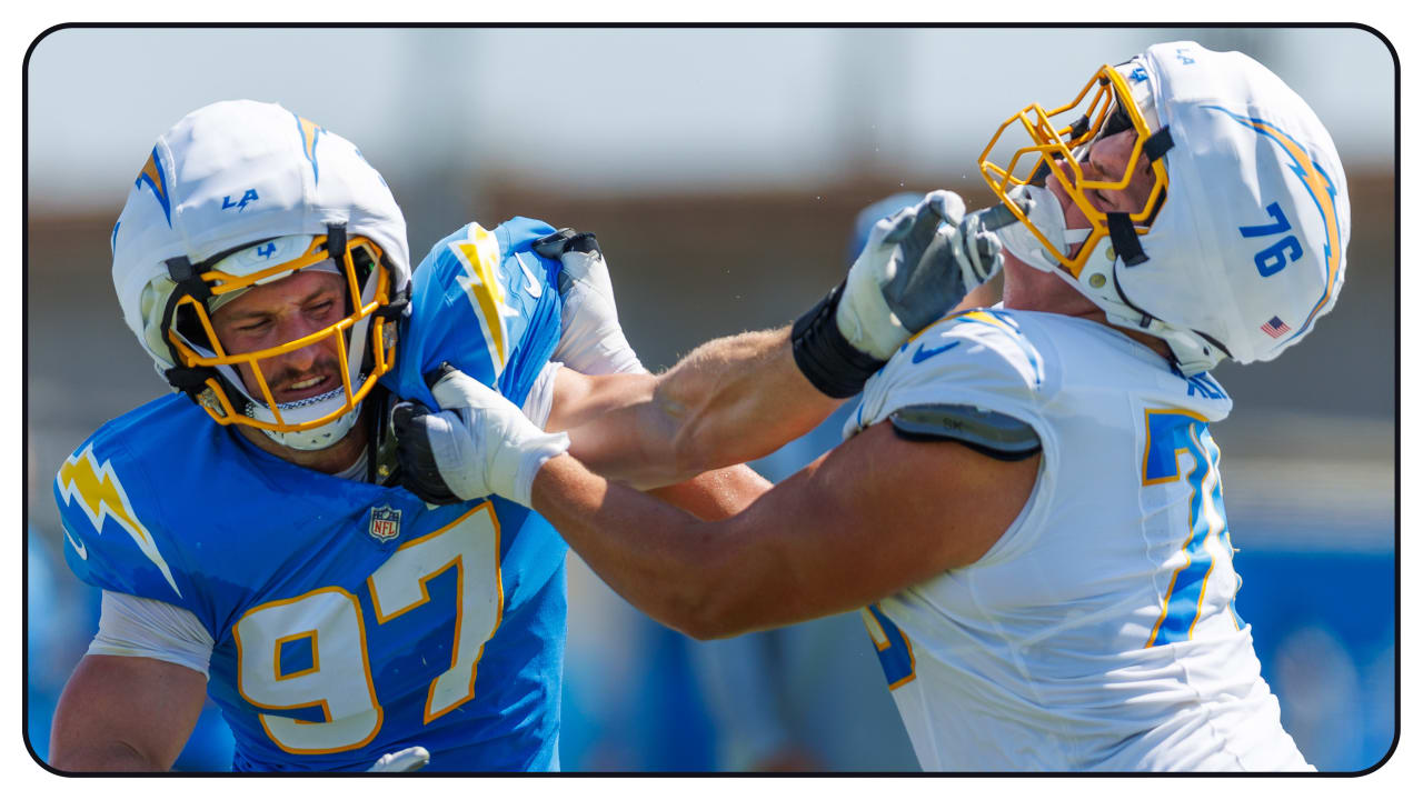 Photos: Pads Go on at Chargers Camp